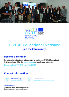 CIVITAS Educational Network Factsheet | CIVITAS